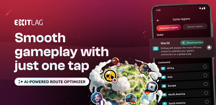 ExitLag: Lower Your Ping V3.3.5 [Premium] - GocMod.com