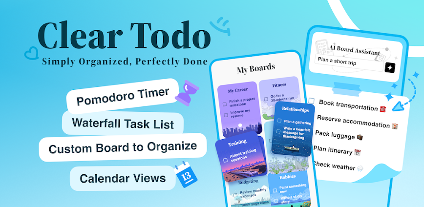 Clear Todo: Visual To-do List V1.2.95.0911 [Vip] - GocMod.com